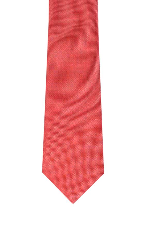 Cravate texturée Corail | Dobell