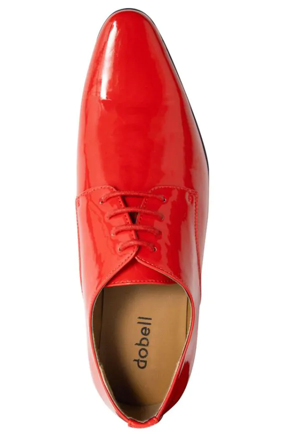 Chaussures Habillées Vernies Rouge Style Contemporain | Dobell